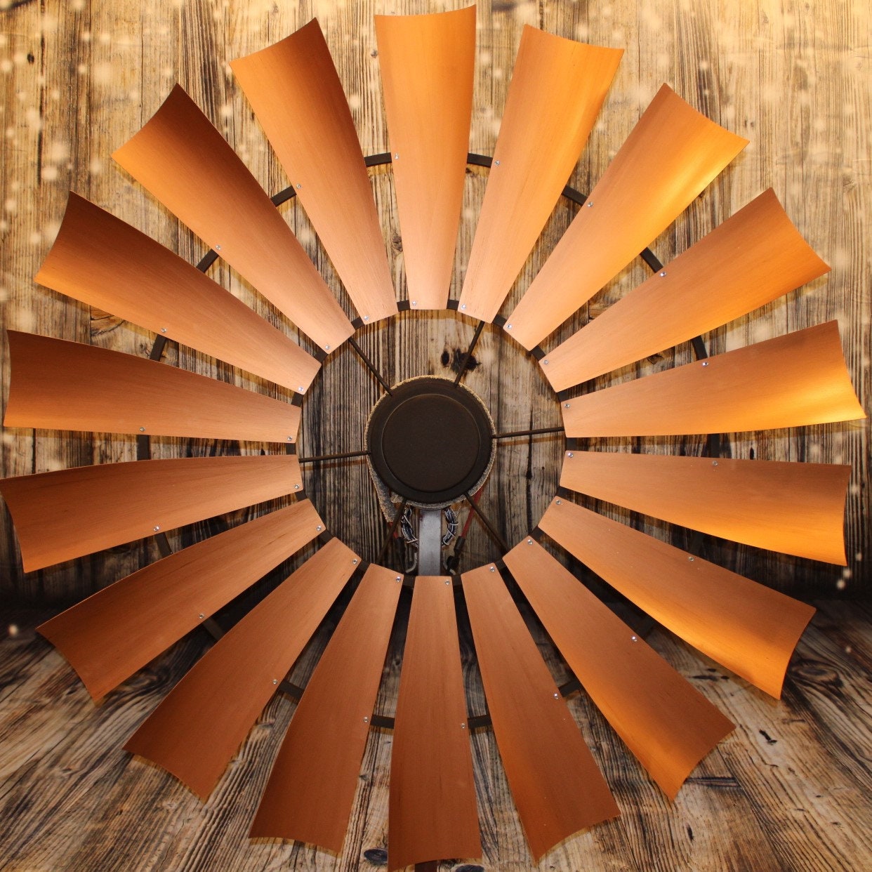 Rustic Copper Windmill Ceiling Fan the American Fan - Etsy