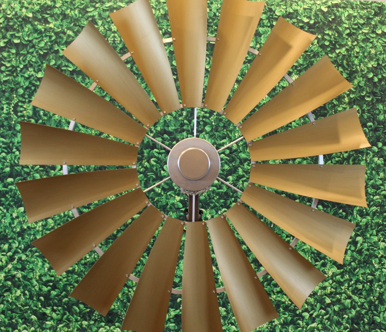 Rustic Brass Windmill Ceiling Fan the Patriot Fan - Etsy