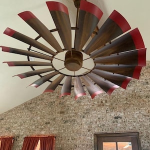 Cowboy Channel Windmill Ceiling Fan | the Patriot Fan - Etsy
