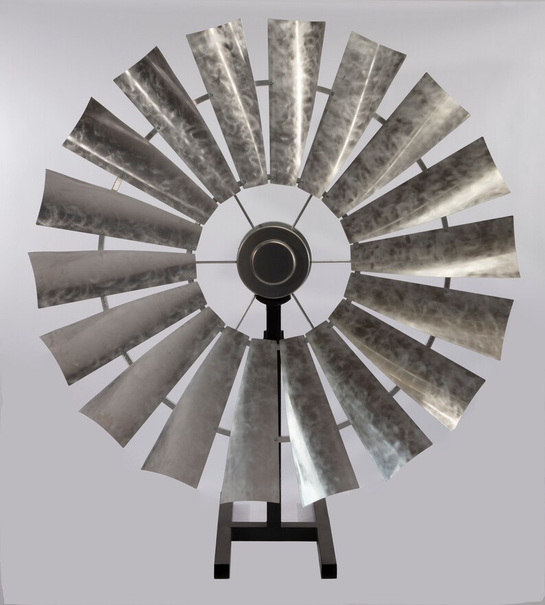 Brushed Metal Windmill Ceiling Fan | the Patriot Fan - Etsy