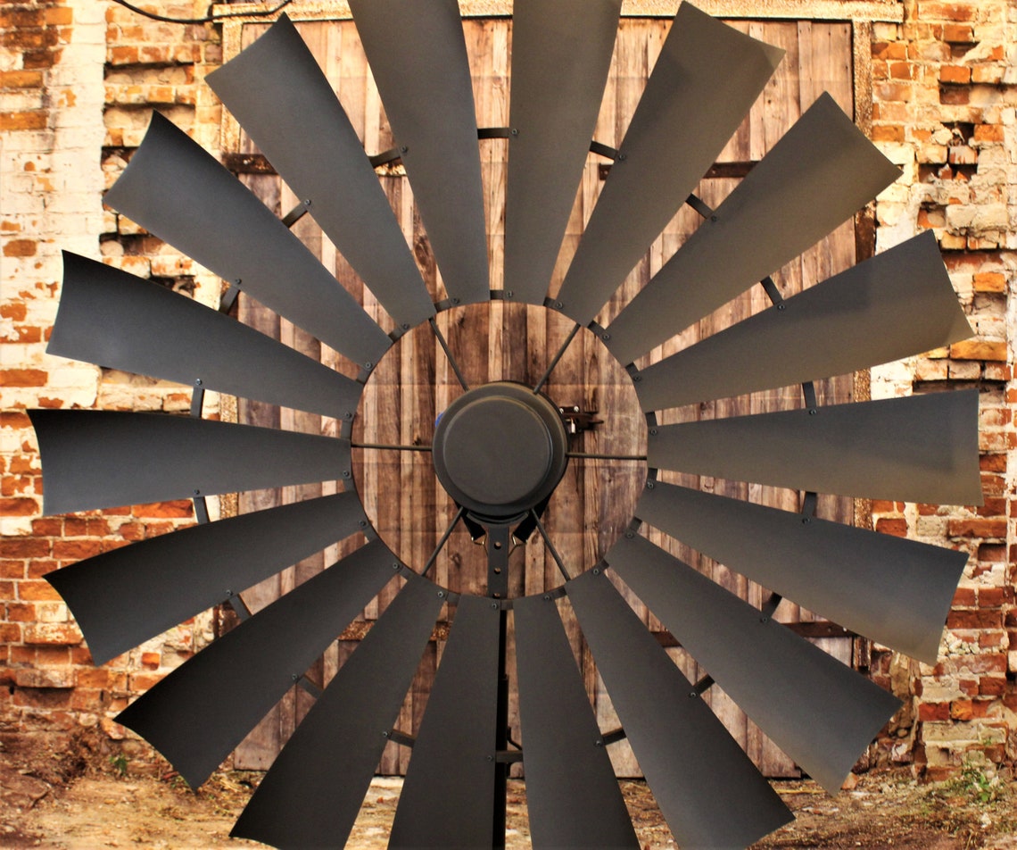 Oil Rubbed Bronze Windmill Ceiling Fan the American Fan - Etsy