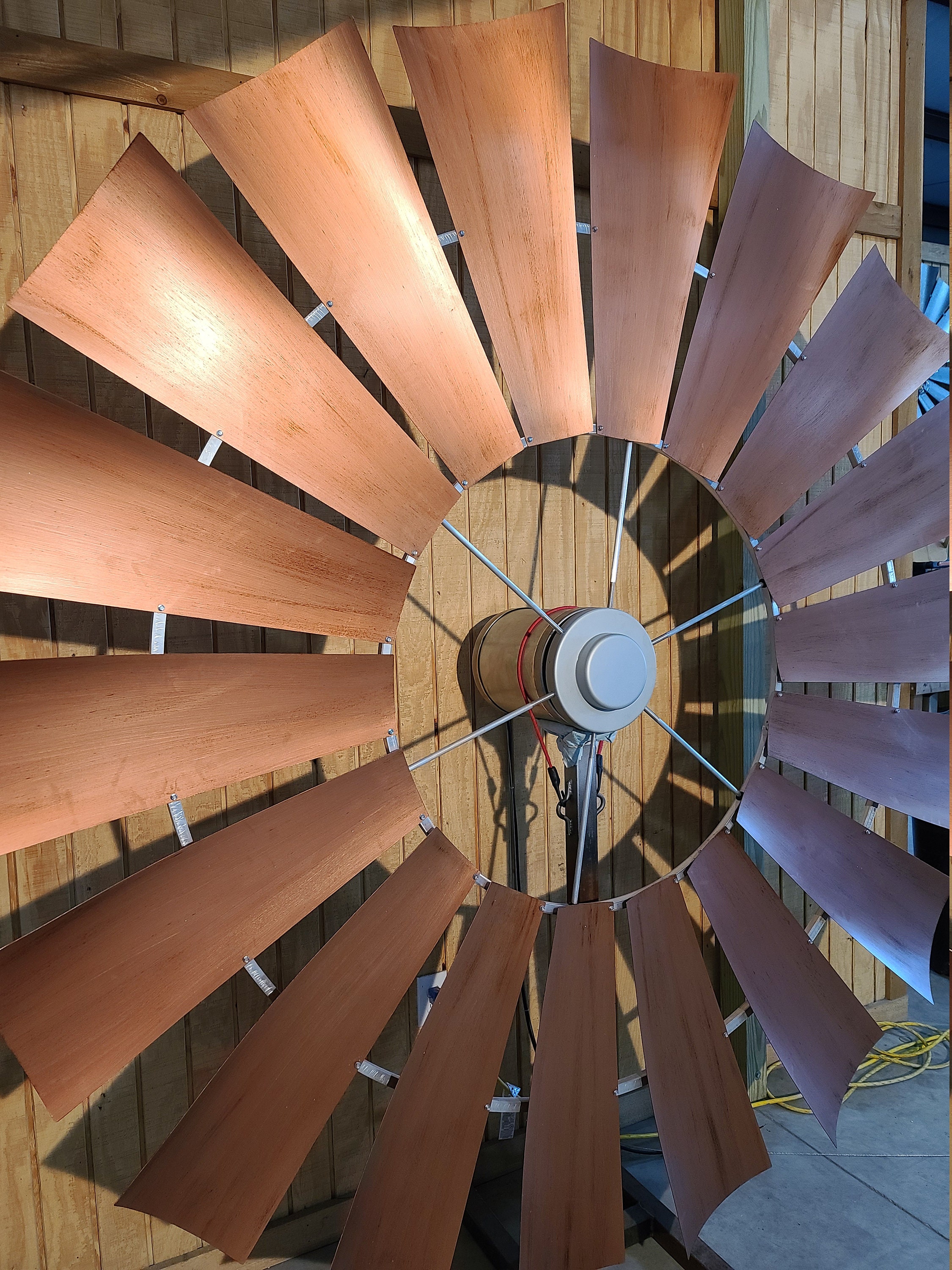 Rustic Rose Gold Windmill Ceiling Fan | the Patriot Fan - Etsy