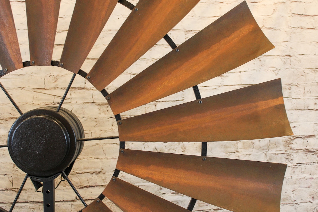 All Rust Windmill Ceiling Fan | the American - Etsy