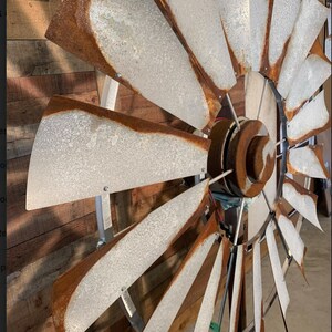 Barn Metal Windmill Ceiling Fan the Patriot Fan - Etsy