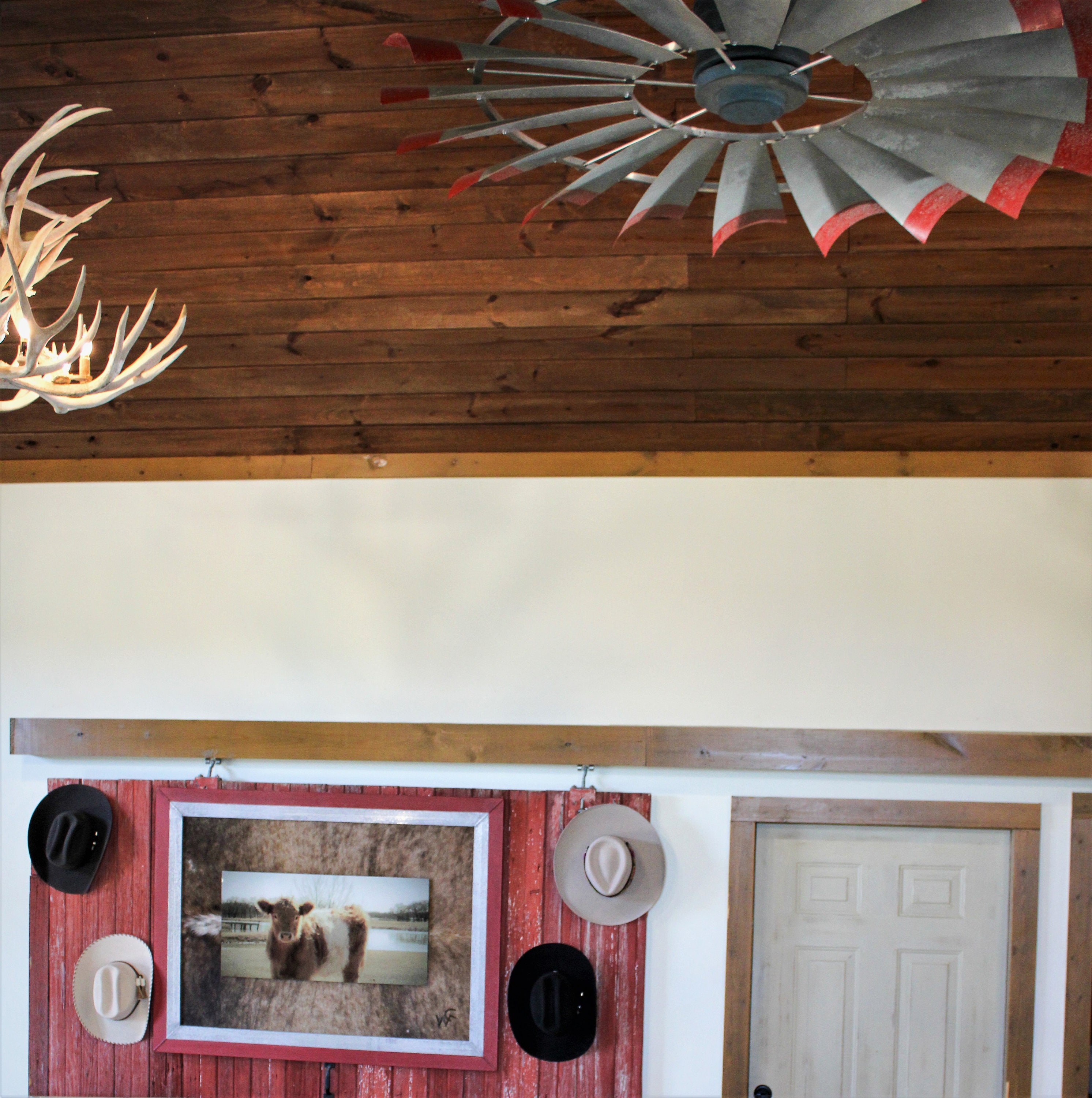 The Casey | Western Cowhide Framework- Rustic Farmhouse Style Custom ...