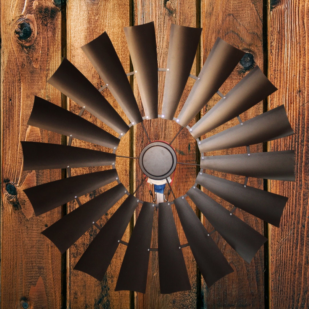 Oil Rubbed Bronze Windmill Ceiling Fan | the Patriot - Etsy
