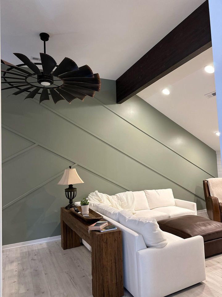 Charred Whiskey Barrel Windmill Ceiling Fan the Patriot Fan - Etsy