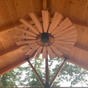 Rustic Copper Windmill Ceiling Fan | the American Fan - Etsy