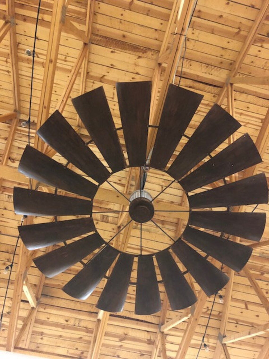 Oil Rubbed Bronze Windmill Ceiling Fan the Patriot - Etsy