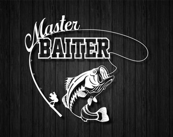 Eat Sleep Fish Sticker Fishing Funny Master Baiter Bait Decal Sticker ...