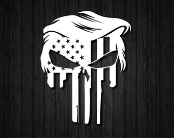 Trump Punisher Skull - Etsy