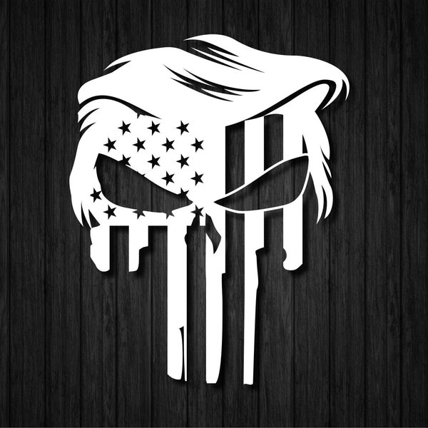Trump Punisher Window Decal - Etsy