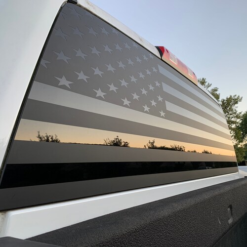 Challenger American Flag Rear Quarter Window Accent Decal - Etsy