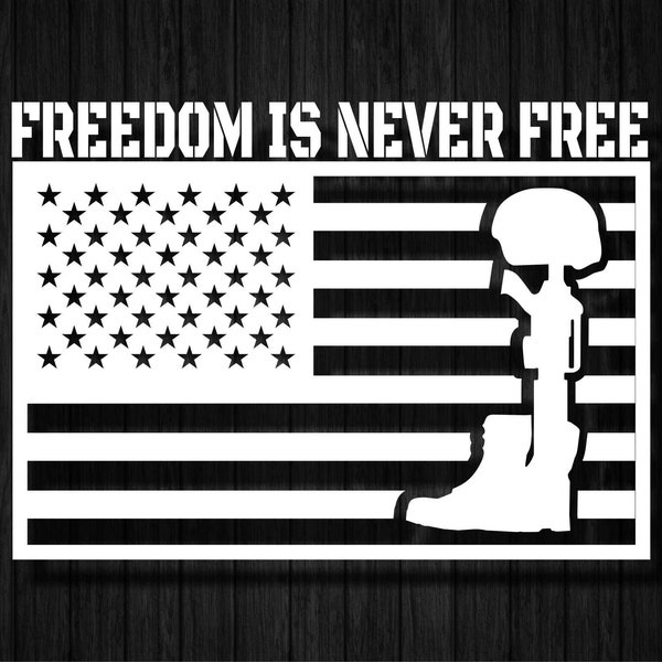 Freedom is Never Free - Etsy