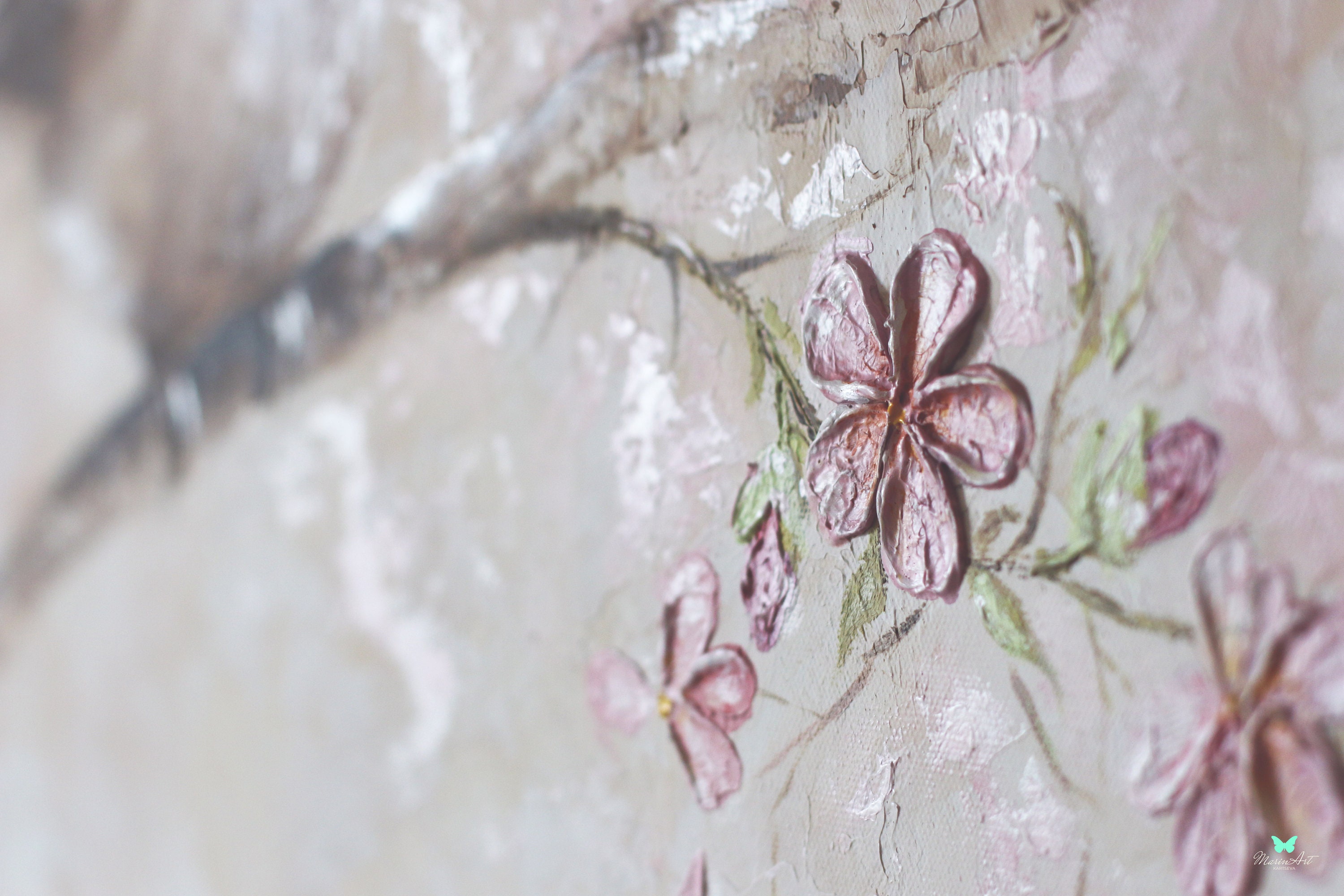 Texture Bird Art, Original Birds Painting, Animals Art, Butterfly ...