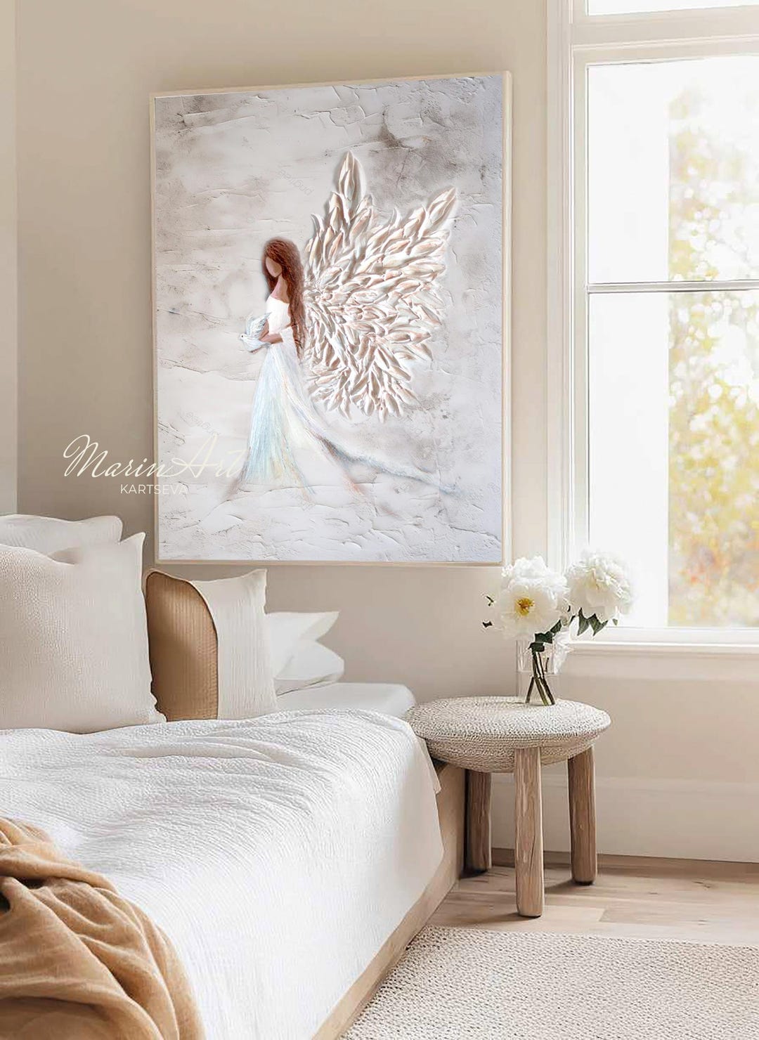 Angel Artwork, Angel Art, Texture Engel Painting, Original Wings ...