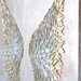 Texture Gold Leaves Wings Artwork , Wings Painting for Interior ...