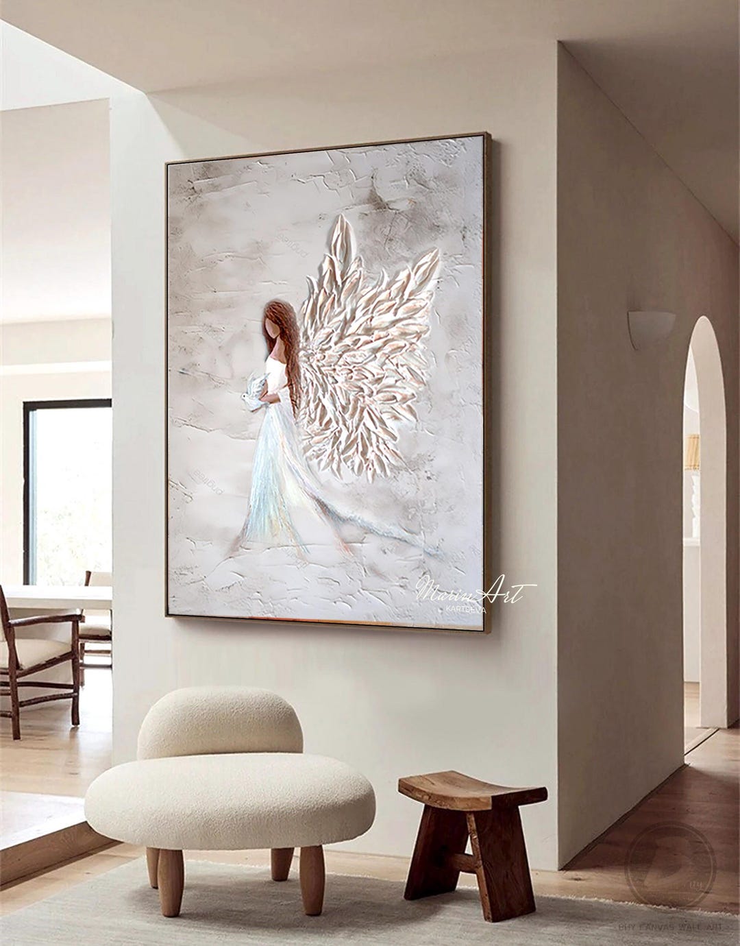 Angel Artwork, Angel Art, Texture Engel Painting, Original Wings ...