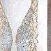 Texture Gold Leaves Wings Artwork , Wings Painting for Interior ...