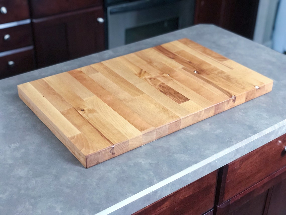 Large Butcher Block Cutting Board Wood Chop Board | Etsy