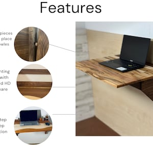 Ashland Murphy Desk, Wall Mounted Table | Multifunctional Furniture ...