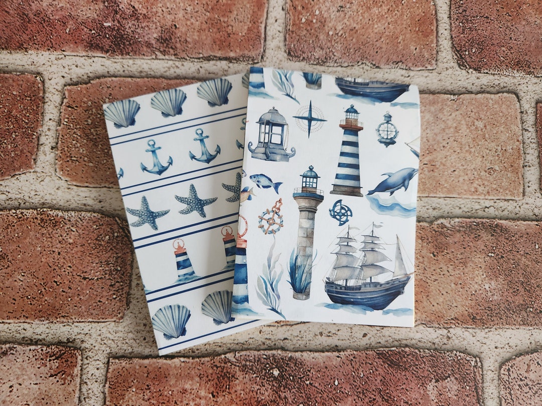Nautical Mini Notepads, Masculine Notepad, Fun Mini Notepads, Gifts for ...