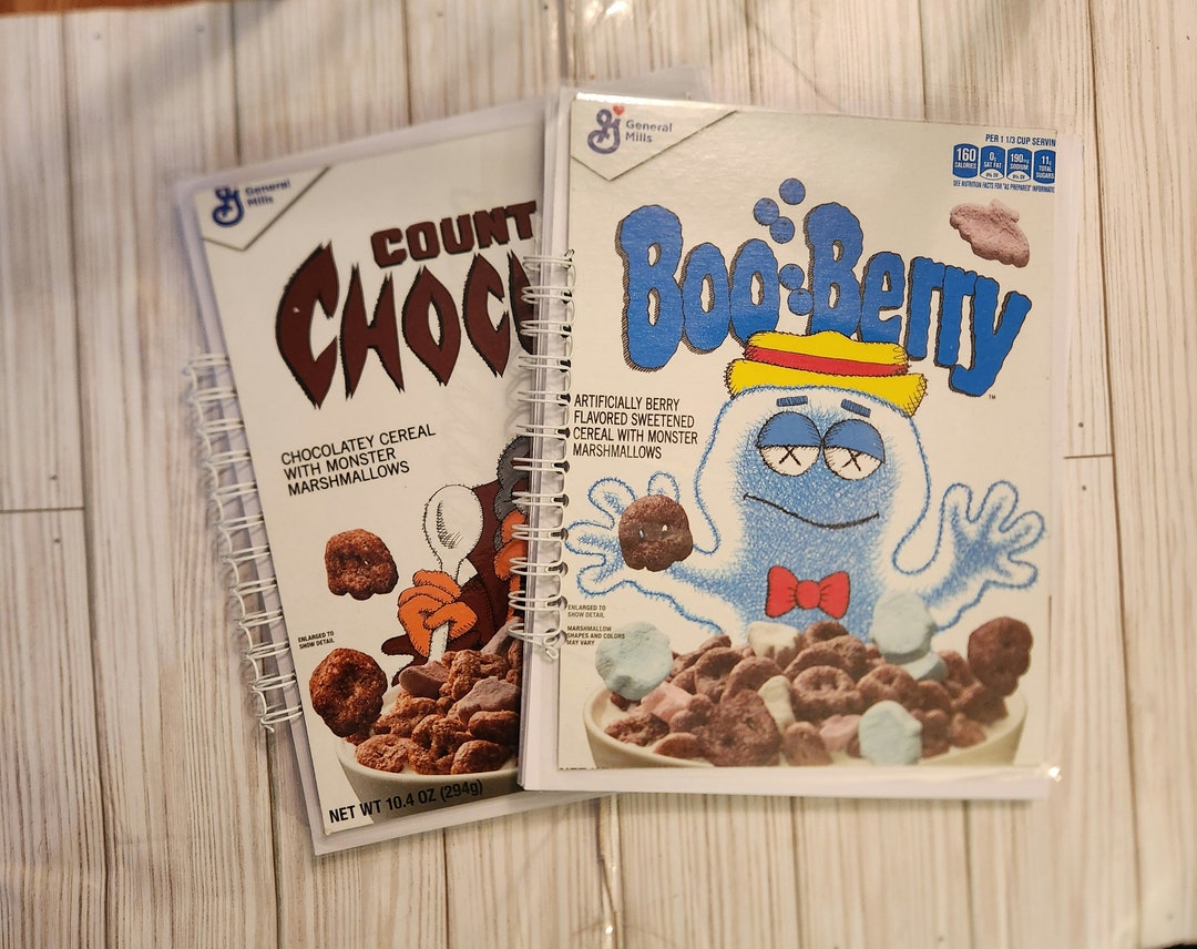 Upcycled Monster Cereal Box Notebooks - Etsy