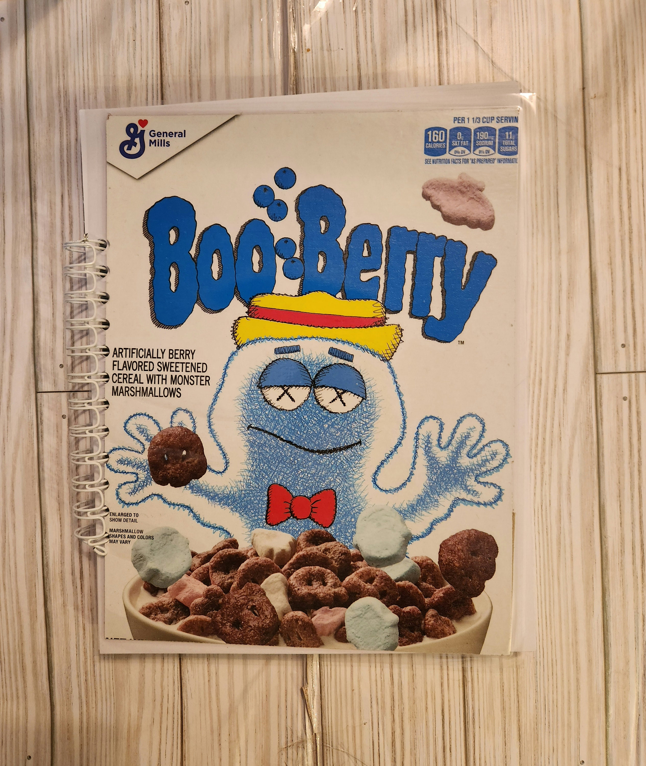 Upcycled Monster Cereal Box Notebooks - Etsy