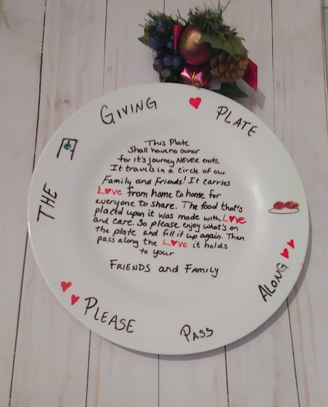 Offering Plate Christmas