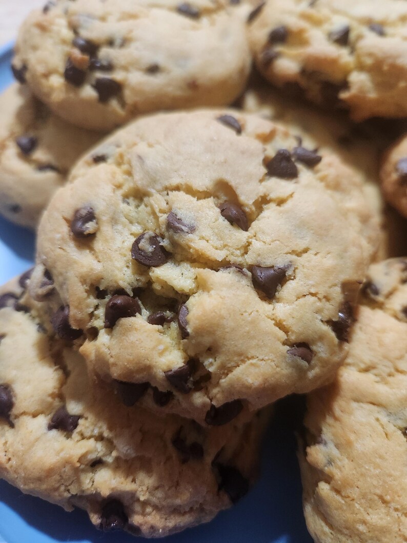 Over-sized Mega Chocolate Chip Cookies - Etsy