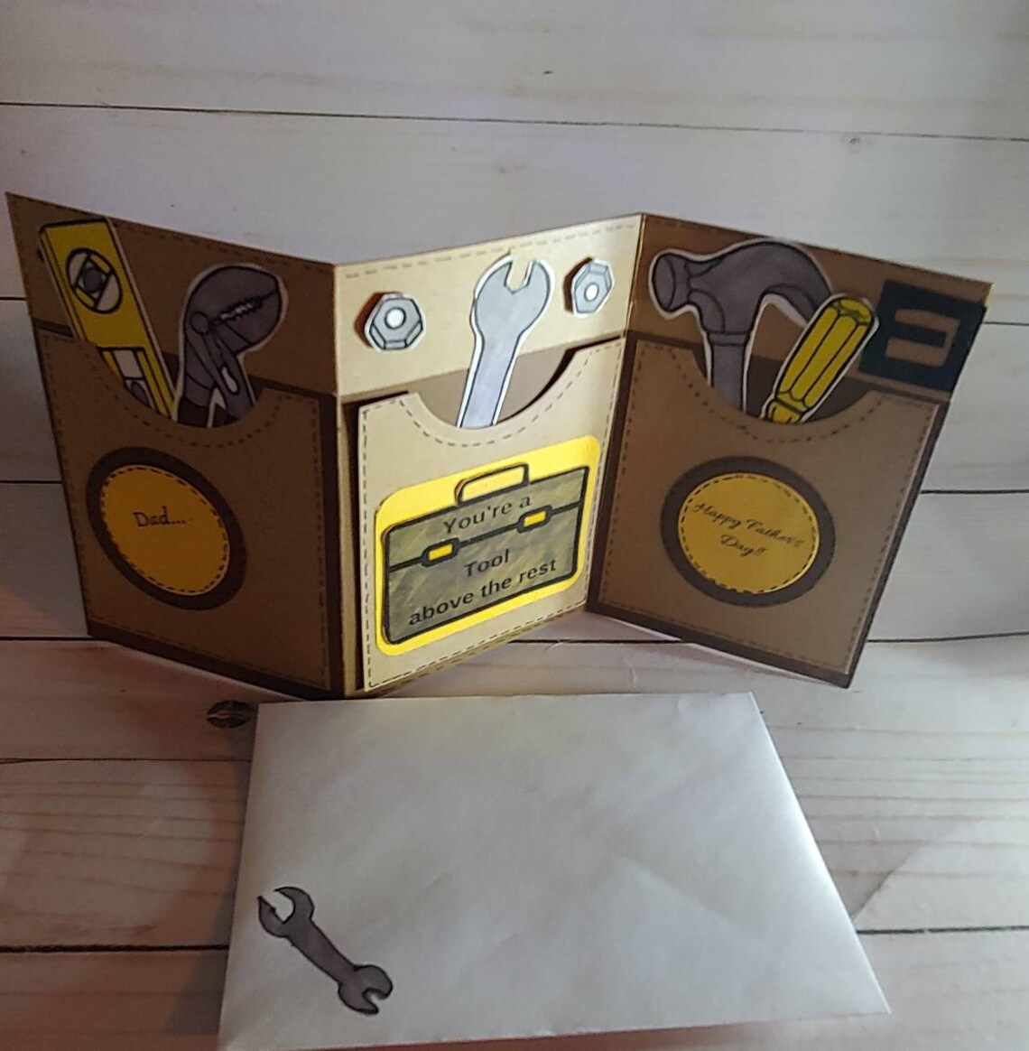 Fathers day tool belt card - Etsy.de