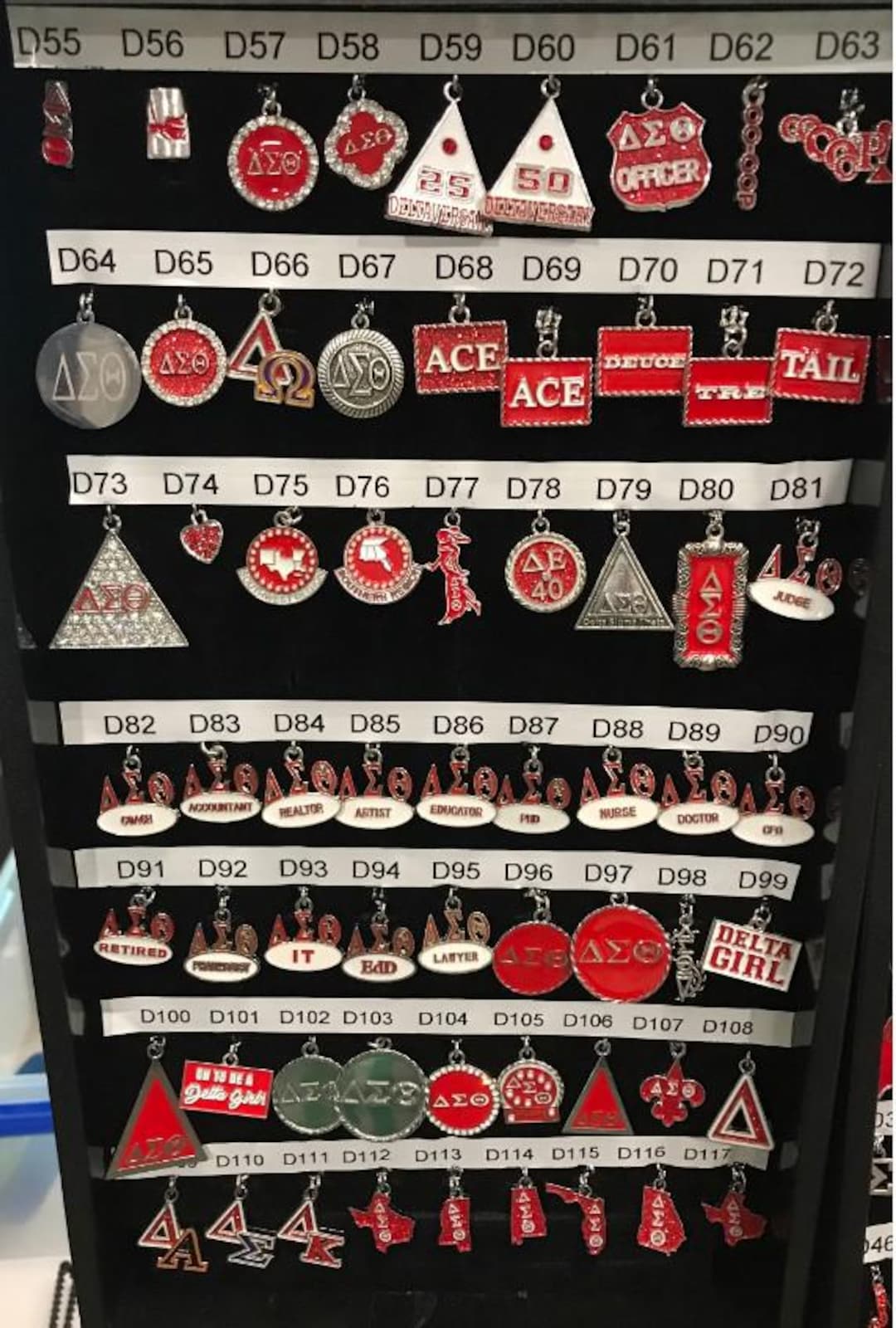 Delta Sigma Theta Charms-3 - Etsy