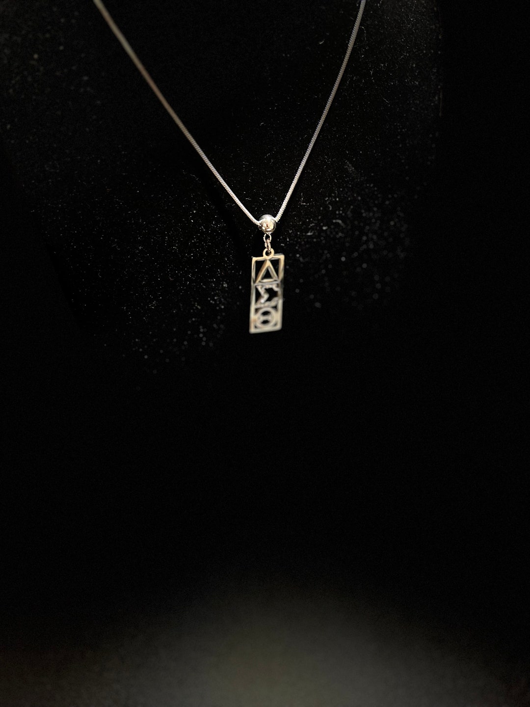 Stainless-steel DST Necklace With Rhinestones - Etsy