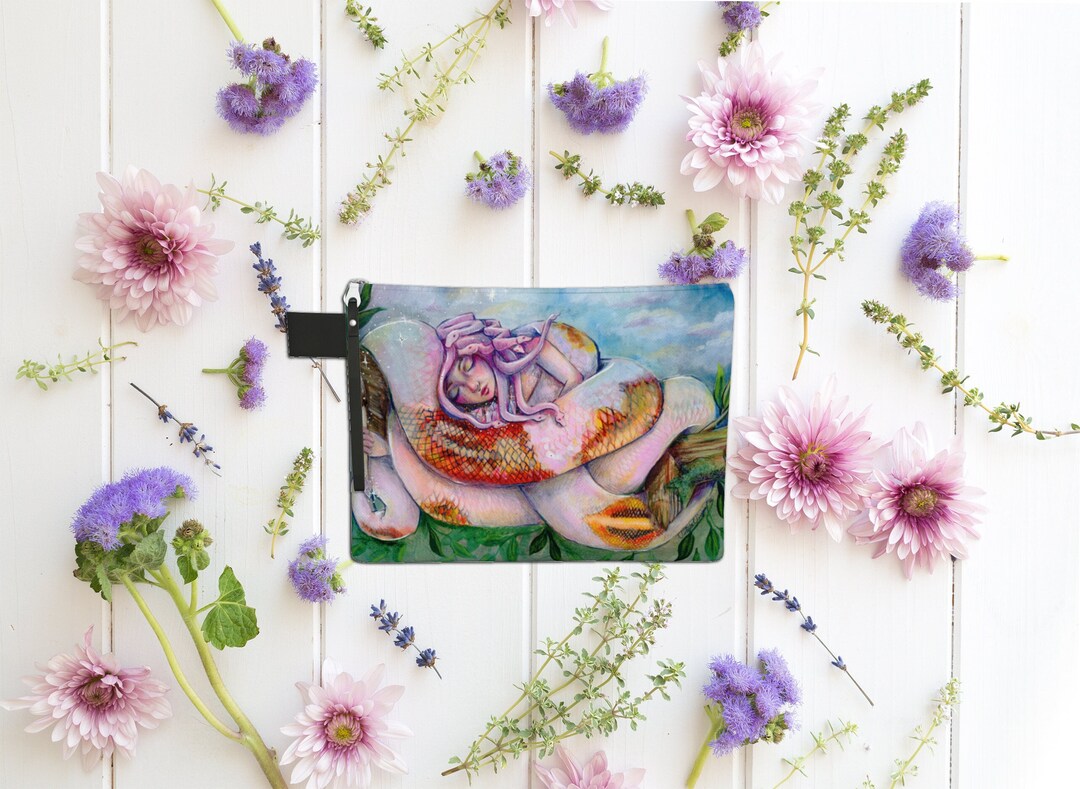 Ball Python Makeup Bag, Snake Zip Bag, Gorgon, Eco Friendly Gifts ...