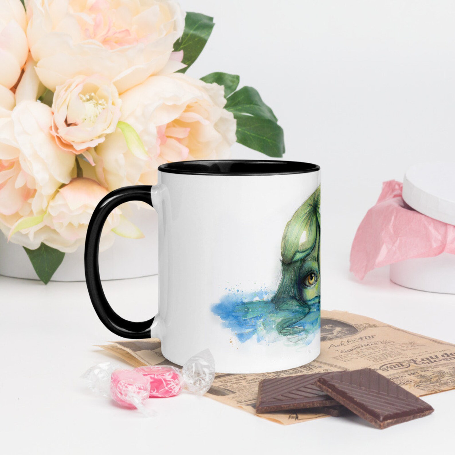 Frog Cup Frog Mug Cute Mug Kawaii Mug Cute Cup Kawaii - Etsy