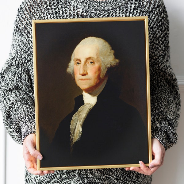 Framed George Washington - Etsy