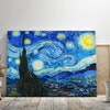 Van Gogh Starry Night Canvas Print: Gallery Wall Art, Set of 3 - Etsy