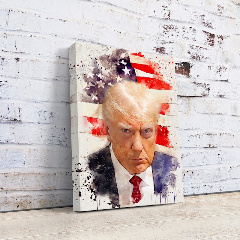 Trump Canvas Wall Art - Etsy