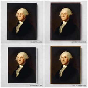 George Washington Portrait Canvas Print, George Washington US ...