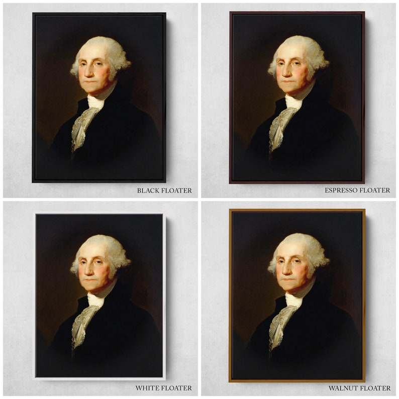 George Washington Portrait Canvas Print, George Washington US ...