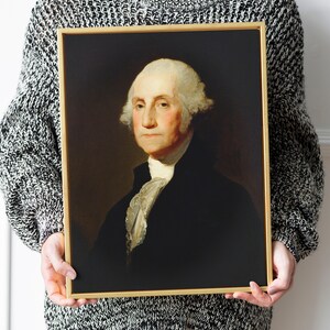George Washington Portrait Canvas Print, George Washington US ...