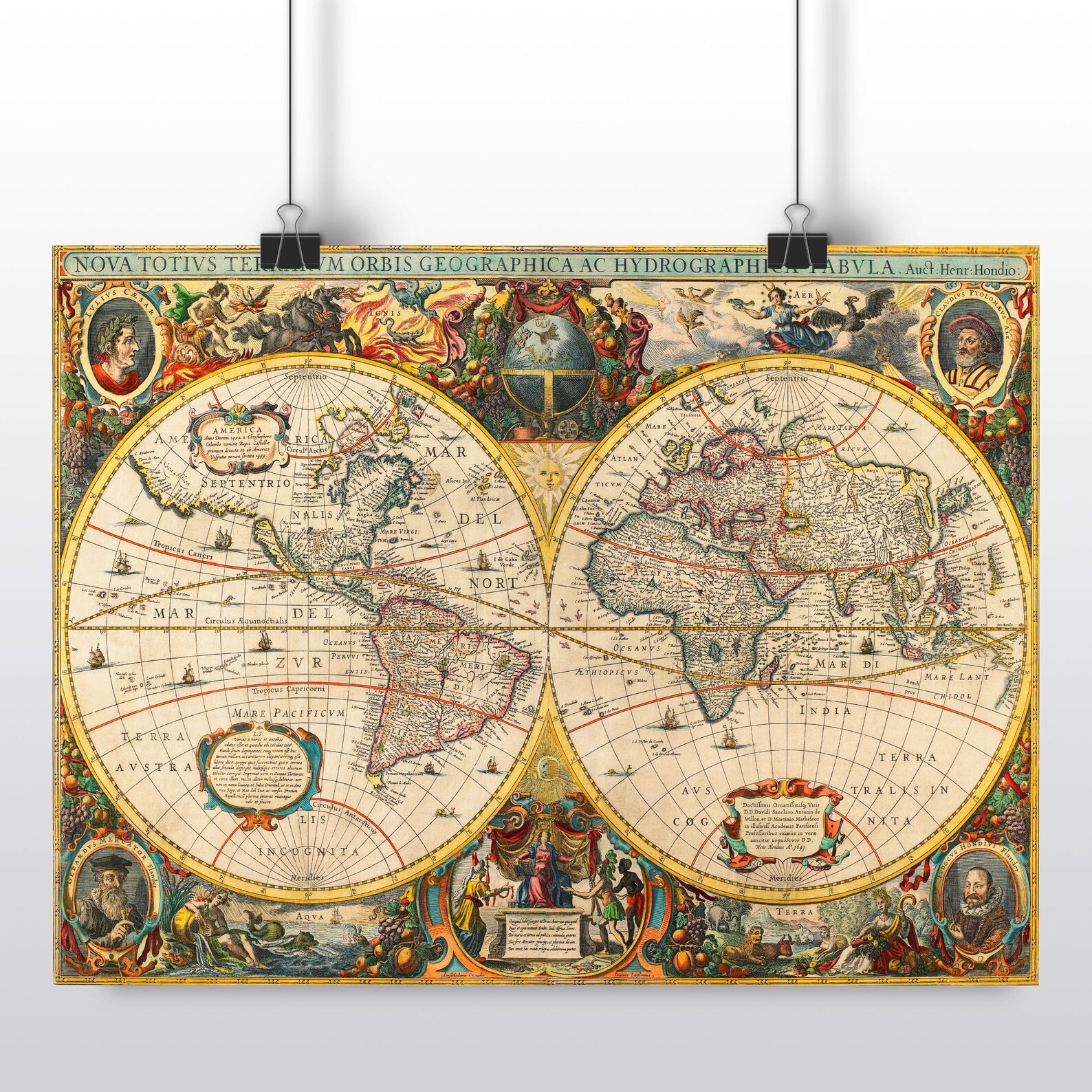 Old World Map, Vintage World Map Canvas, Old World Map Print, New Map ...