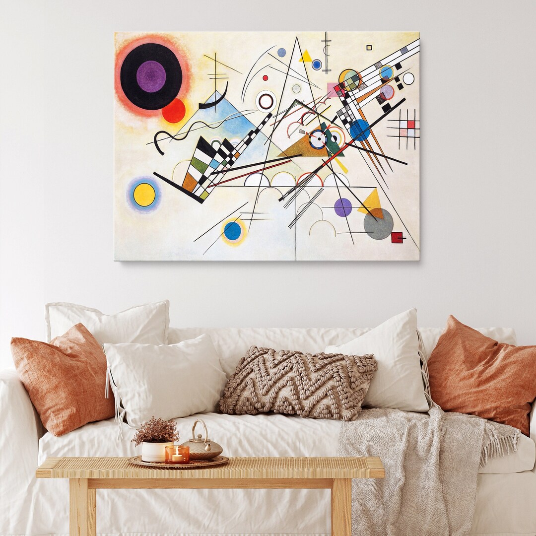 Wassily Kandinsky Composition VIII, Giclee Canvas Print Ready to Hang ...