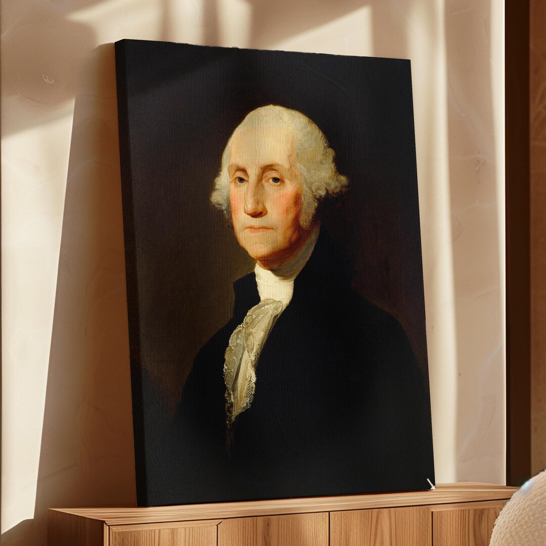 George Washington Poster Print, George Washington Canvas Print, First ...
