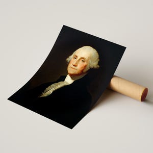 George Washington Portrait Canvas Print, George Washington US ...