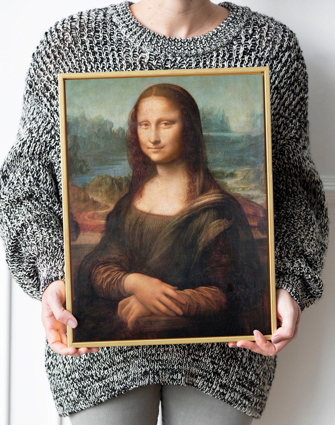 Leonardo Da Vinci's (1503–1506) Portrait of Mona Lisa Del Giocondo ...