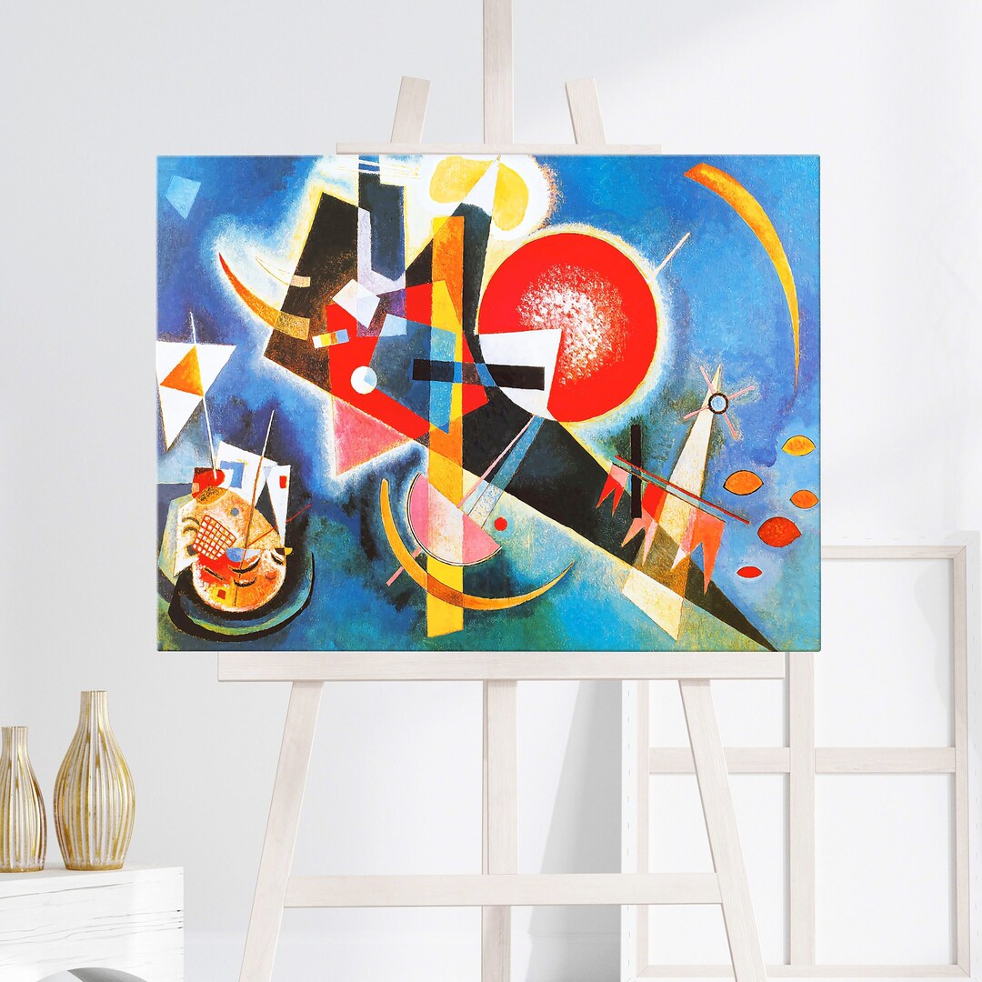 Wassily Kandinsky IN BLUE Reproduction Canvas, Fine Art Photography ...