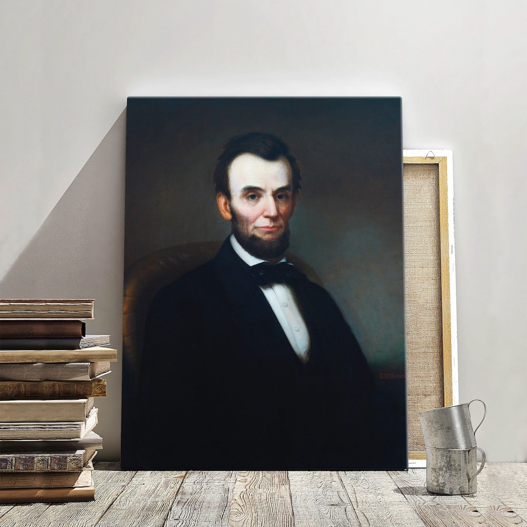 Abraham Lincoln Print, Abe Lincoln Portrait, American President Wall ...