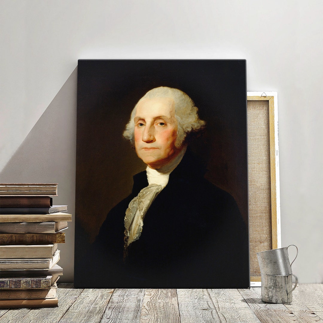 George Washington Portrait Canvas Print, George Washington US ...