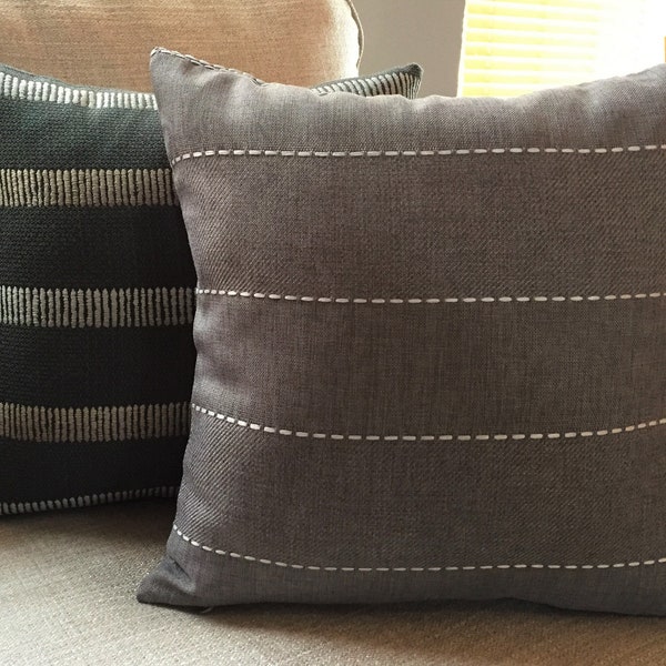 Grey Accent Pillows - Etsy